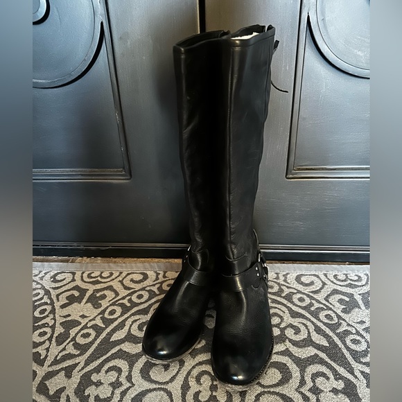 Diba | Shoes | Diba Reach Up Black Tall Boots Back Zip Style | Poshmark